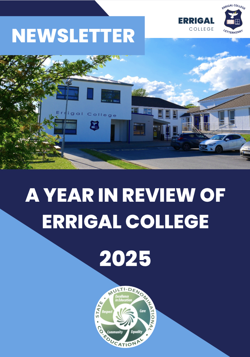 Year in Review - 2025 - Errigal College - Letterkenny Co. Donegal